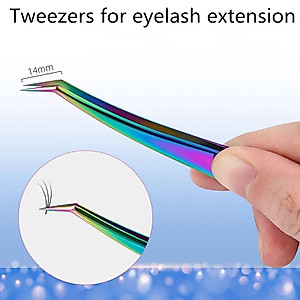3PCS Tweezers Set, Diamond painting tools,Upgraded Anti-Static Stainless Steel Curved of Tweezers for Diamond painting, Electronics, Laboratory Work, Jewelry-Making, Craft, Soldering, etc.