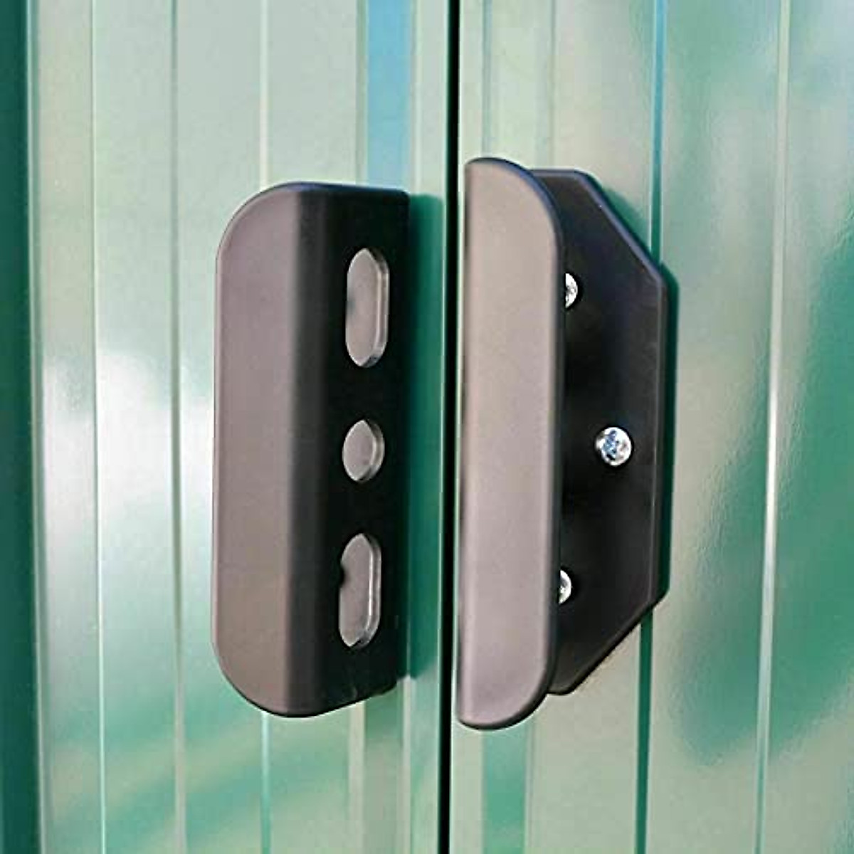 HUIJK Storage Sheds Garden Storage Unit Metal Shed Patio Outdoor Bike BoxTools Store Green