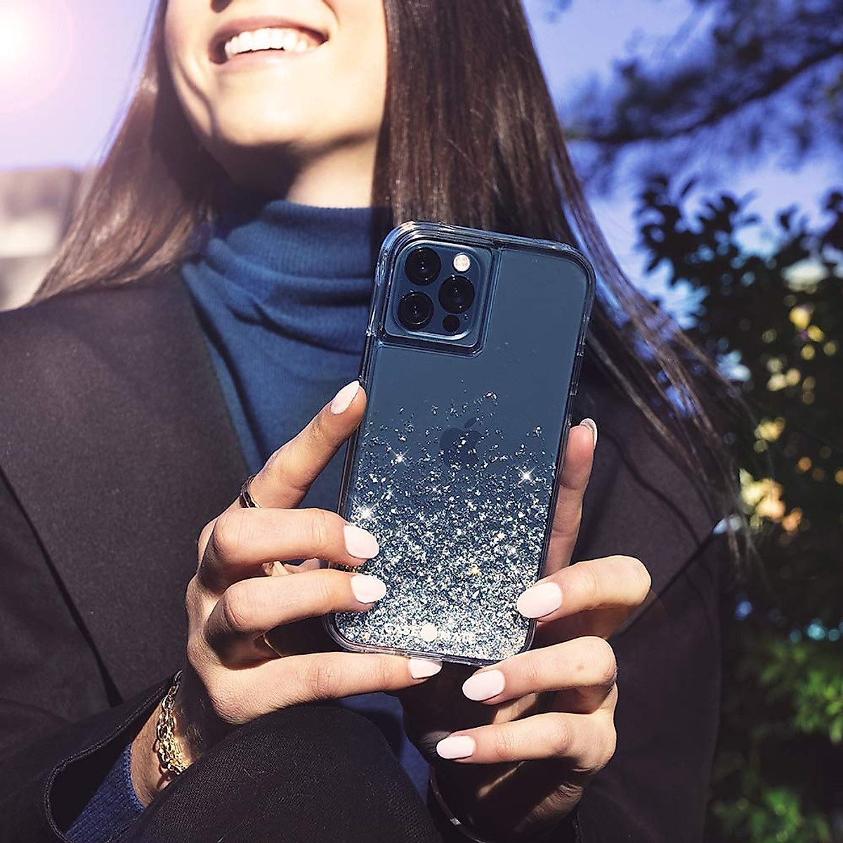 Case-Mate - TWINKLE OMBRE - Case for iPhone 12 Pro Max (5G) - 10 ft Drop Protection - 6.7 Inch - Stardust