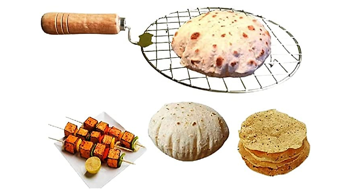 Nexxa Stainless Steel Roti Grill - Perfect for Every Kitchen