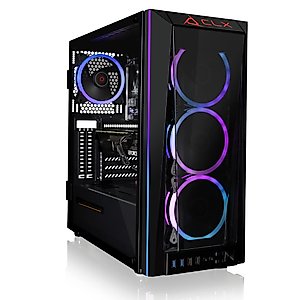 CLX Set Gaming Desktop - Liquid Cooled Intel Core i9 10850K 3.6GHz 10-Core Processor, 32GB DDR4 Memory, GeForce RTX 3070 Ti 8GB GDDR6X Graphics, 500GB SSD, 4TB HDD, WiFi, Windows 11 Home 64-bit, Black