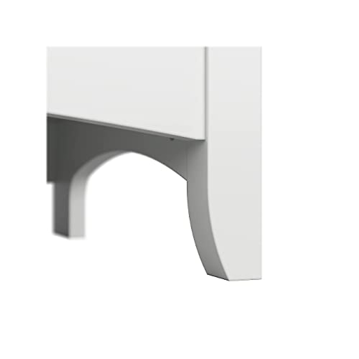 Bush Furniture Salinas Tall 5 Shelf Bookcase in Pure White and Shiplap Gray | Distressed Style Book Case | Bookshelf for Bedroom, Living Room & Pantry | Tall Bookcase | Book Shelf for Bedroom