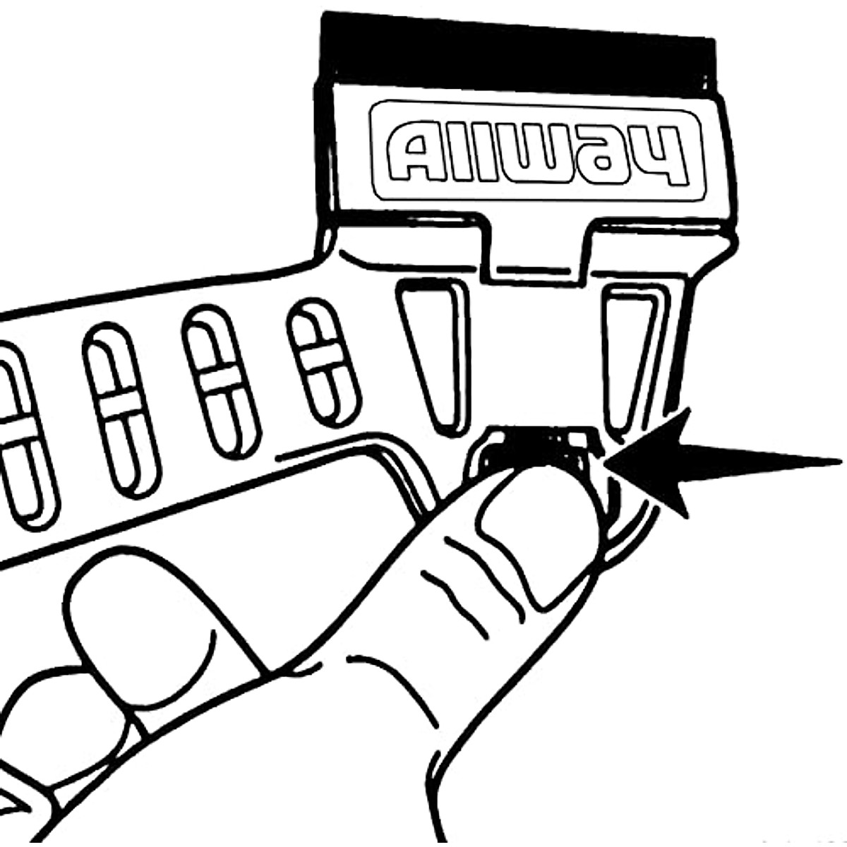 ALLWAY RKW2 Razor Wallpaper Knife