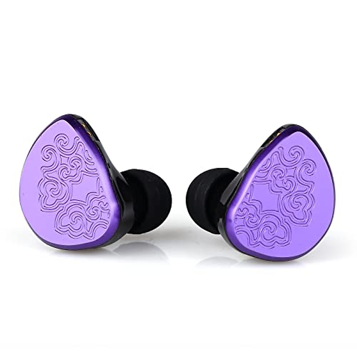 Linsoul TANGZU Wu Zetian HiFi 14.5mm Planar Driver in Ear Earphone with 3D Printed Resin Shell, CNC Aluminum Faceplate, Detachable 0.78mm 2Pin 5N OFC Cable for Audiophile Musician DJ Stage (3.5mm)