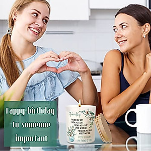 Friendship Candle Gift Birthday Gifts for Women Friendship Gifts for Women Friend Candle Happy Birthday Candles Gifts for Women Friends Girlfriends Boyfriends Couples (Fresh Style)