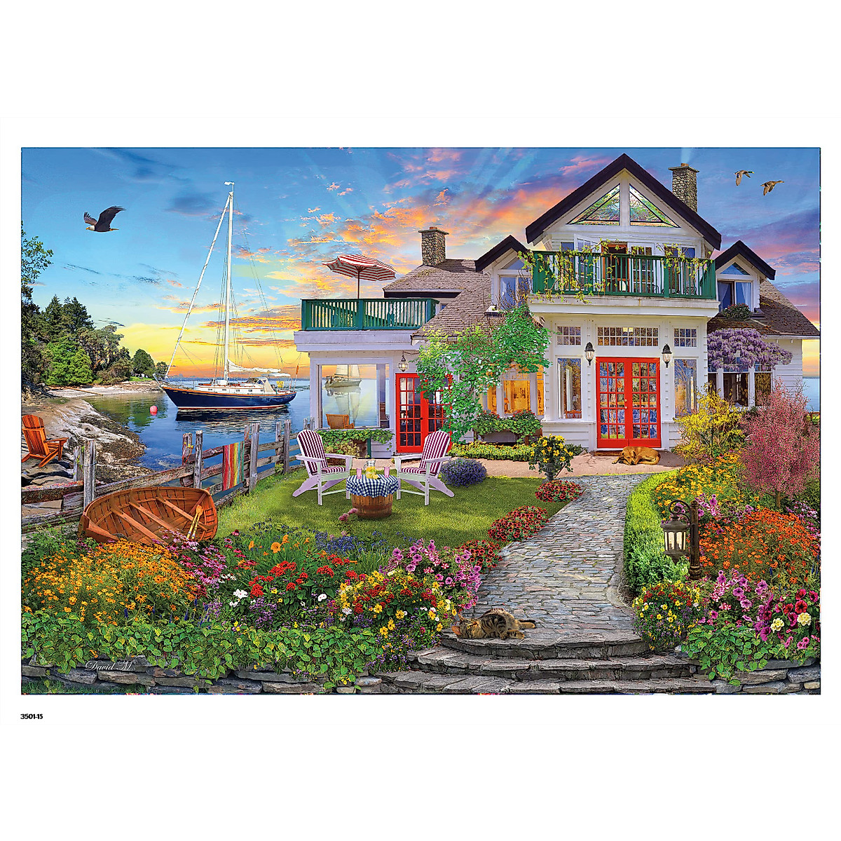 Ceaco - David Maclean - Coastal Escape - 2000 Piece Jigsaw Puzzle