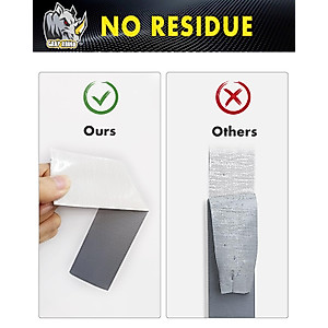 GRAY RHINO Duct Tape Heavy Duty Waterproof 1.88in 105ft/35yd Tearable with No Residue Strong Adhesive Duct Tape for Packaging Tape Indoor&Outdoor Repair Blackout Tape (1, Silver)