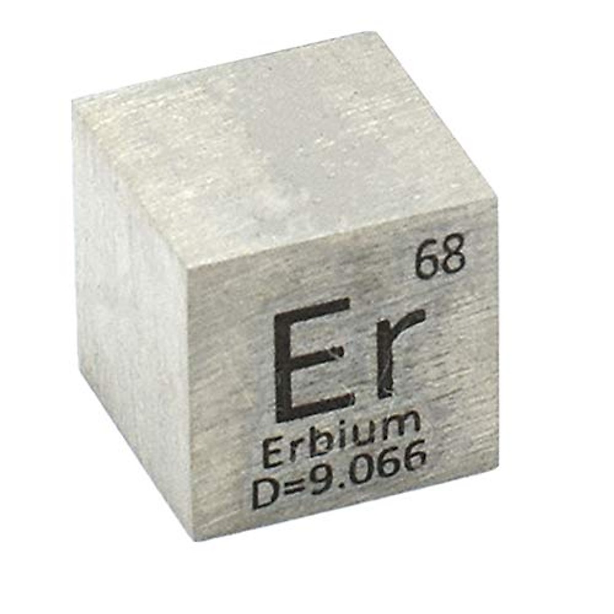 10mm Erbium Element Cube for Element Collection 0.39" Er Density Cube Periodic Table Collect DIYs Biz Gift