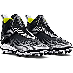 Under Armour Men's Highlight Hammer MC, Black (001)/White, 8.5 Medium US
