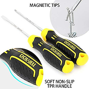 DOWELL 10 Piece Small Tool Kit,Mini Portable Tool Set,Home Repair Hand Tool Kit with Plastic Tool box Storage Case