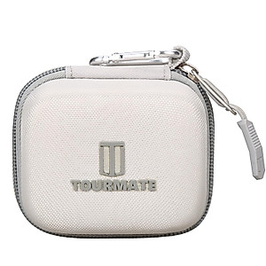 Tourmate Hard Case Compatible for FLEXTAILGEAR Tiny Pump X, for FLEXTAILGEAR Tiny Air Pump 2X, Holder Case with Mesh Pocket for 5Pcs Nozzle and Accessories (Grey, Case Only)