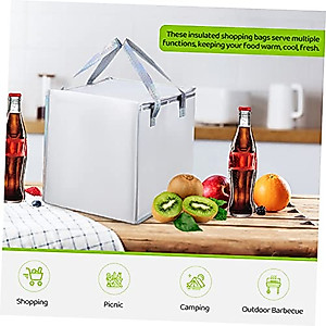 Garneck 2 Pcs Insulation bags hot cold transport bags food delivery bag pizza delivery bags plastic container plastic favor bags plastic gift bag cooler bag insulated large cooler bag