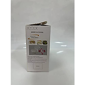 Adocfan Electric Lunch Box Food Heater 100W,3 in 1 Portable Heated Lunch Box for Car Truck Home Work Adults Food Heating,1.5L Removable Stainless Steel Container,110V/12V/24V（No Bag）