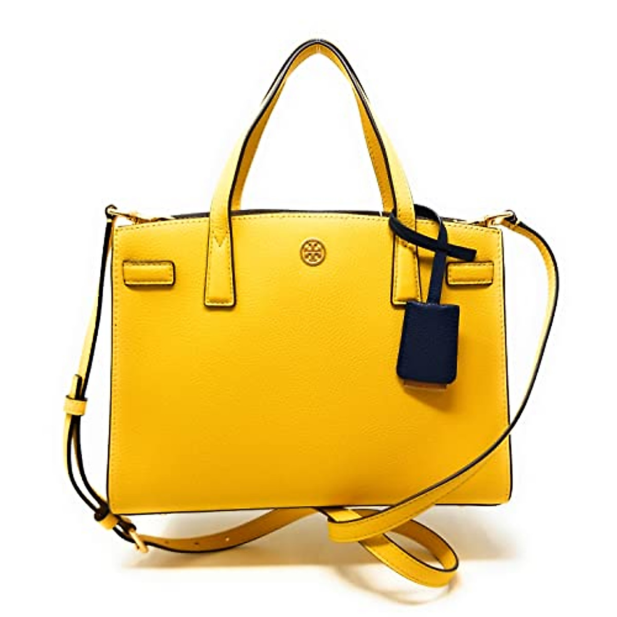 Tory Burch Women's Small Walker Satchel Shoulder Crossbody Bag (Goldfinch)