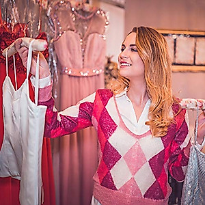 Floral Cotton Padded Hangers Soft Dress Hanger 10PCS, with Hair Rope