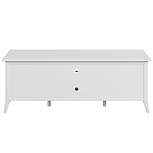 Lavish Home, White 55-inch TV Stand with Storage