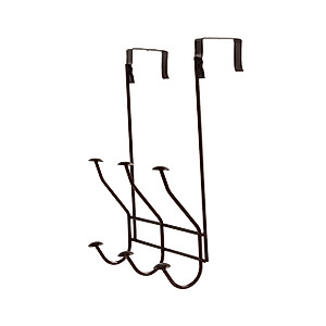 Spectrum Diversified Windsor Over The Door 3-Hook Rack, Chrome