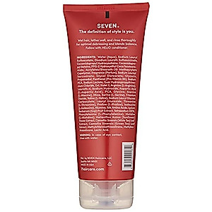 SEVEN Hair Care Rinzu Helio Violet Shampoo for Women & Men with Green Tea & Amino Acid, Purple Shampoo for Blonde Hair & Brassiness, Sulfate + Paraben Free, Cruelty Free, Made in USA, 7 oz