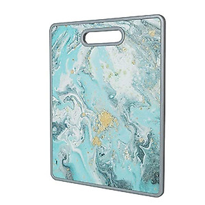 FUN LAVIE Cutting Board For Kitchen Starry sky pattern chopping board BPA Free Decorative Gift 14 x 11.8 Inches Style C