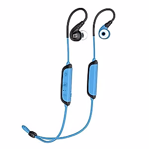 MEE audio X8 Secure-Fit Stereo Bluetooth Wireless Sports In-Ear Headphones (Blue)
