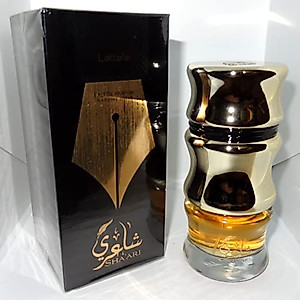 Shaari EDP - Eau De Parfum 100ML (3.4 oz) | Strong Long-Lasting Spray I Sandalwood, Roses Notes I Signature Bottle I by Lattafa