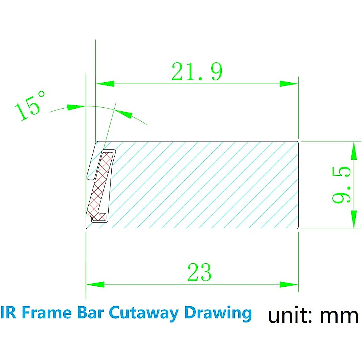 43 Inch Interactive 10 Points Infrared IR Touch Screen Overlay Frame Free Driver…