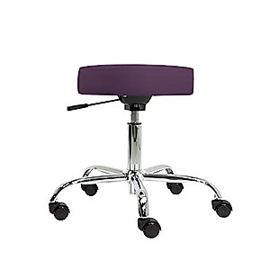 EARTHLITE Pneumatic Rolling Stool - Commercial Grade, Adjustable, CFC-Free, No leaking - Spa, Massage & Medical Chair