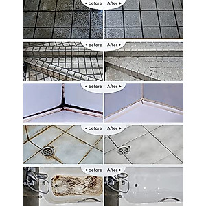 Eletalker Electric Spin Scrubber, 𝟮𝟬𝟮𝟰 𝗡𝗲𝘄 Cordless Cleaning Brush with 2 Adjustable Speeds, Extension Arm and 4 Replaceable Head, Shower Scrubber for Bathtub Tile Sink Bathroom Kitchen Grout