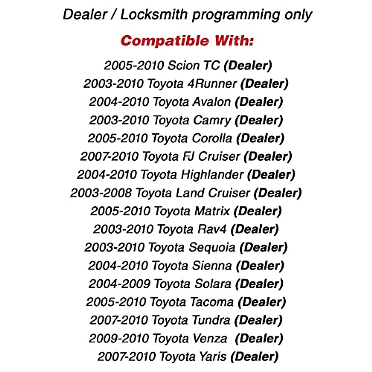 KeylessOption Keyless Entry Remote Control Fob Uncut Car Key For GQ43VT20T