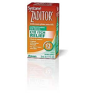 Zaditor Antihistamine Eye Drops, 5-mL
