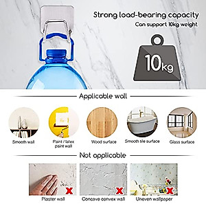 8 Pack Sponge Holder for Kitchen Sink Caddy with 1 Roll Double-sided tape Stainless Steel Strong Adhesion Strength Not Easy Shedding Rust Proof Waterproof Kitchen Sink Sponge Holder
