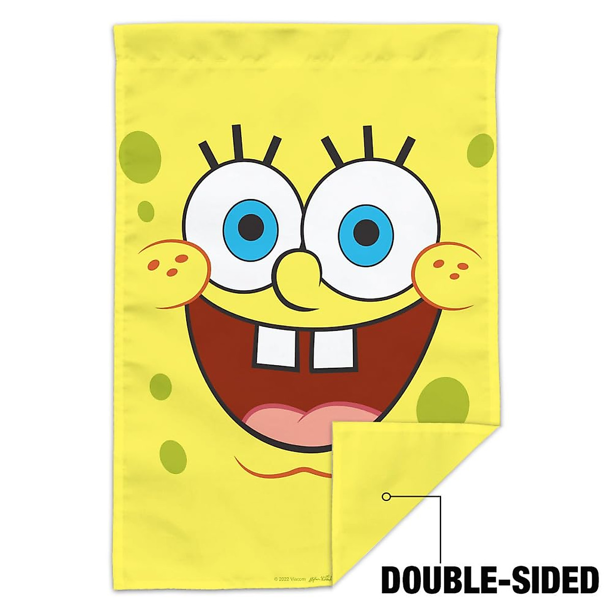 SpongeBob Goofy Smile Face Garden Yard Flag