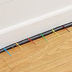 Amazon Basics Multi-Color Cable Zip Ties - 4-Inch/100mm, 480-Piece