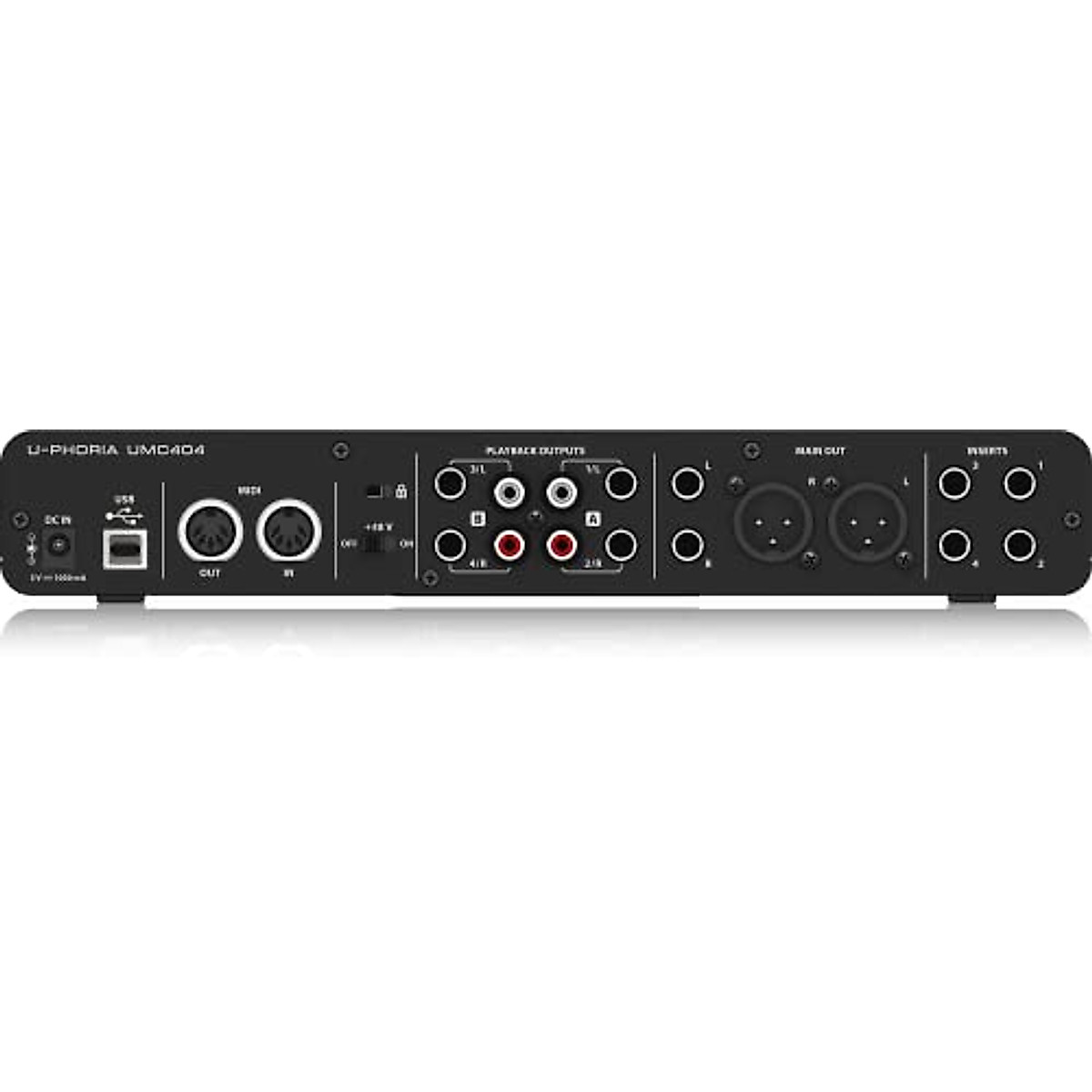Behringer U-Phoria UMC404HD & MICROAMP HA400 Ultra-Compact 4 Channel Stereo Headphone Amplifier