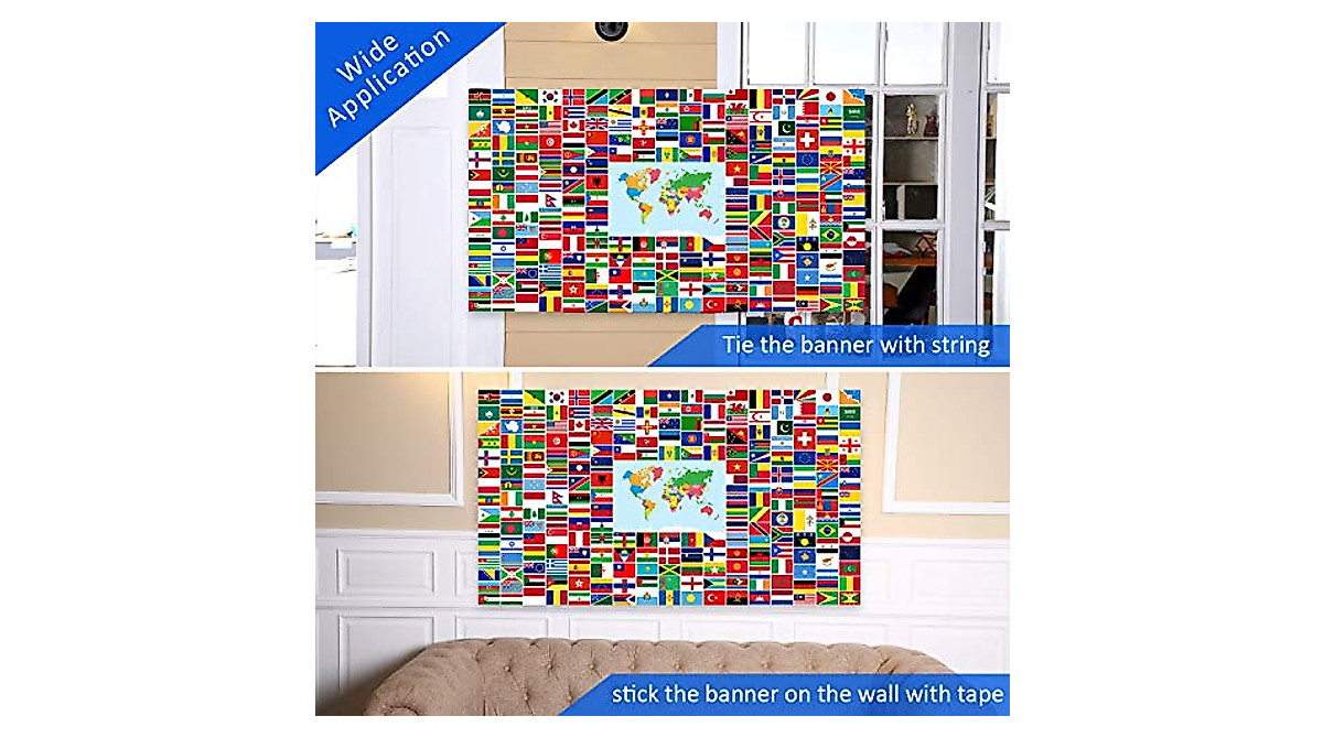 World Flag Banner | 3x5 ft International Country Flags