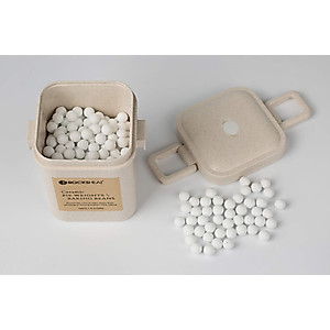 K ROCKSHEAT Ceramic Pie Weights, Baking Beads Pie Crust Weights, Natural baking beans with Wheat Straw Container (2.2Lb | 1000g)