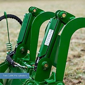Titan Attachments 60-in Tine Bucket Attachment Fits John Deere Loaders Fits John Deere Loaders, Hook and Pin Connection
