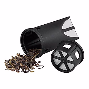 Thermos Sipp 16-Ounce Leak Proof Drink Bottle with Tea Infuser, Black, Stainless Steel