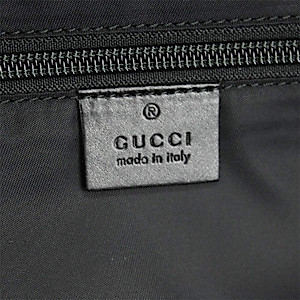 Gucci Shelly Black Nylon Backpack 495558