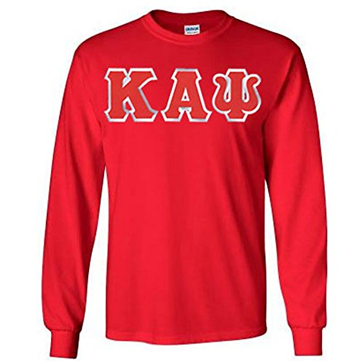 Kappa Alpha Psi Sewn Long Sleeve T-Shirts Large Cardinal Red