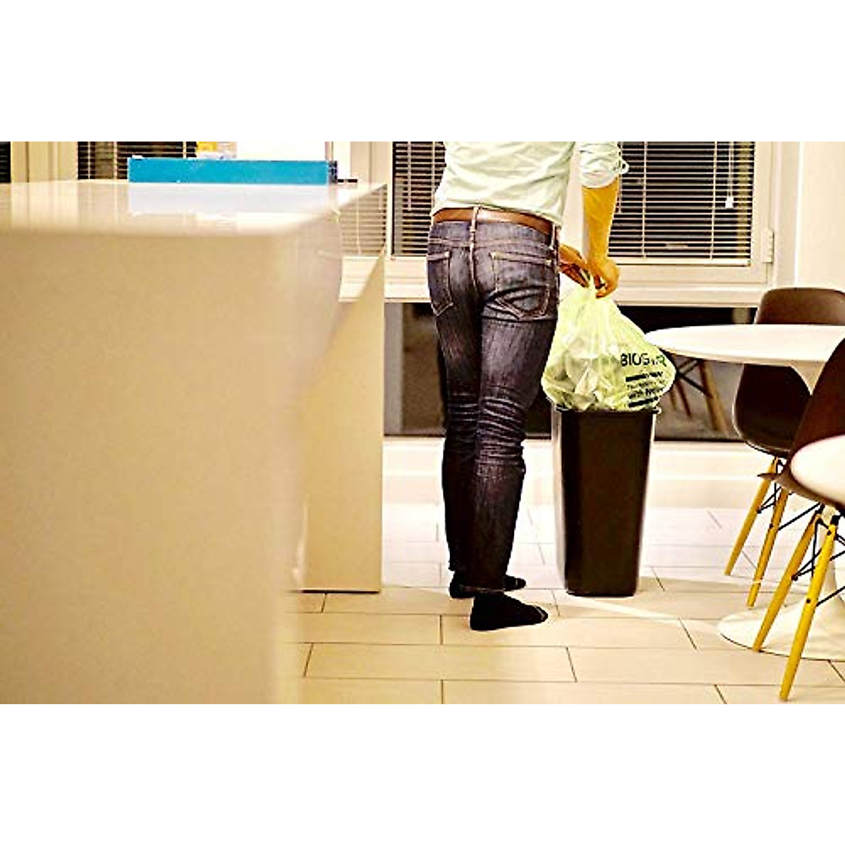 Reli. Biodegradable 13 Gallon Trash Bags | 800 Count Bulk | ASTM D6954 | Green | Eco-Friendly | Oxobiodegradable Under Certain Conditions (See Product Description)