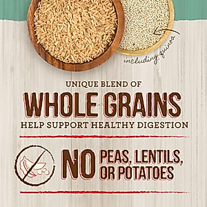 Merrick Healthy Grains Premium Dry Dog Food, Wholesome and Natural Dry Chicken Kibble, Senior Recipe - 4.0 lb. Bag