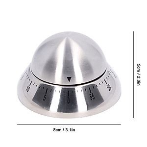 Kitchen Cooking Timer, Mechanical Rotating Timer Clock Durable Kitchen Accurate Timing Reminder, Kitchen Essentials Timer with 70db Loud Alarm