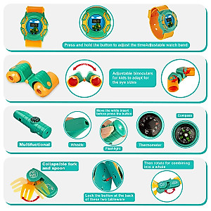 KAQINU Kids Camping Set, 33 PCS Pop Up Play Tent with Kids Camping Gear Toys, Indoor and Outdoor Camping Tools Pretend Play Set for Toddler Boys & Girls -