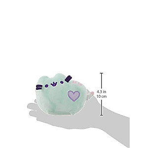 GUND Pusheen Heart Pastel Cat Plush Stuffed Animal, Green, 6"