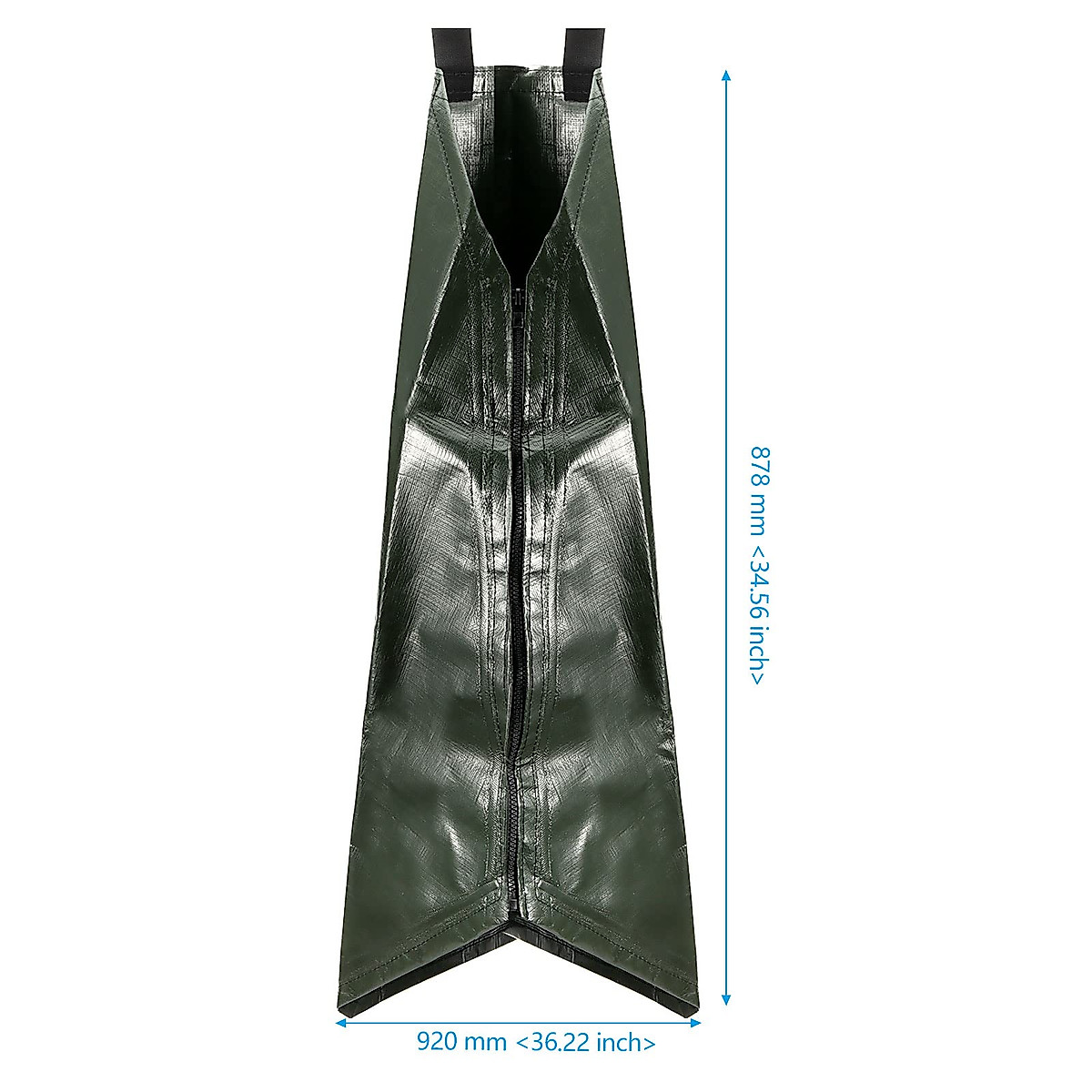 SEHOI 3 Pack 20 Gallon Tree Watering Bag, PVC Tree Drip Irrigation Bags with Zipper, Adjustable Slow Release Watering Bag for Newly Planted or Established Trees