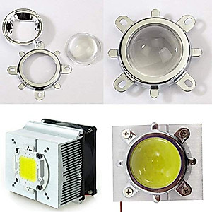 TX Aluminium Heatsink Cooling Fan+44mm Lens 60 Degree for 50W 100W LED Chip (Heatsink+60 Degree Lens)