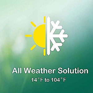 FangFarm 5/8" Outdoor PVC Garden Hose with Water Stop, Hose Shut Off Valve, Flexible Water Hose, Durable and Leakproof, Solid Brass GHT Connector (20FT, Blue)