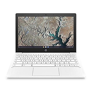 HP Chromebook 11-inch Laptop, Touchscreen, MediaTek MT8183, MediaTek Integrated Graphics, 4 GB RAM, 32 GB eMMC Storage, Chrome (11a-na0050nr, Snow White) (Renewed)