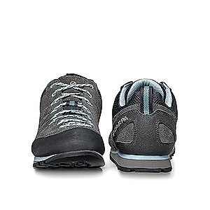 SCARPA Women's Crux Hiking and Approach Shoes - Shark/Blue Radiance - 8-8.5